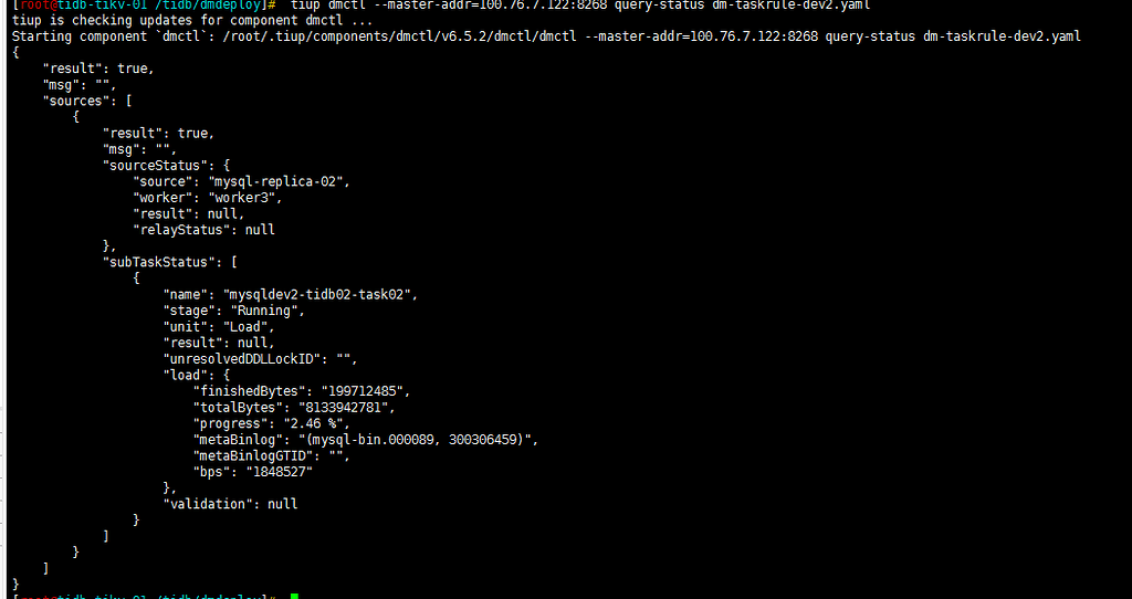 Can DM migrate from MySQL to MySQL? I tested MySQL to MySQL migration ...