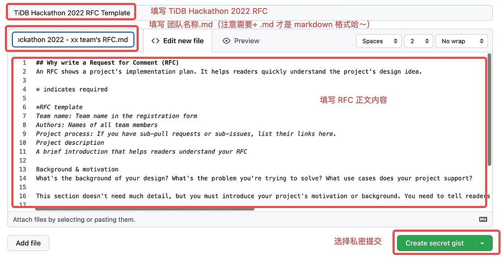 [Key] Hackathon 2022 RFC Design Document Template - Translated - TiDB Forum