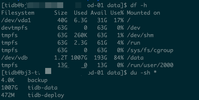 Rapid Disk Space Growth on TiDB Cluster Prometheus Node - Translated - TiDB Forum