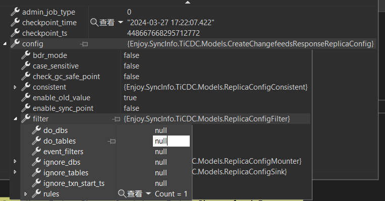 The do_tables configuration is not effective when creating a changefeed in TiCDC - Translated ...