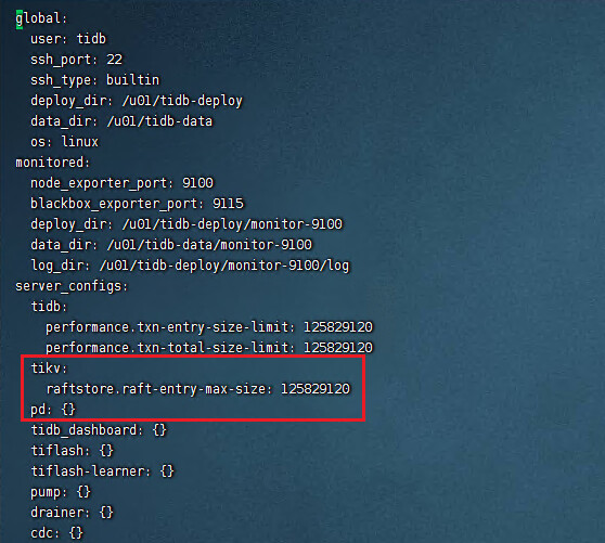 How to modify the value of raft-entry-max-size using tiup - Translated - TiDB Forum