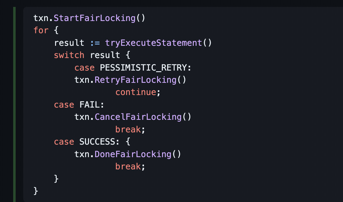 What is the general process and principle of the Pessimistic Lock Fair Locking Client ...